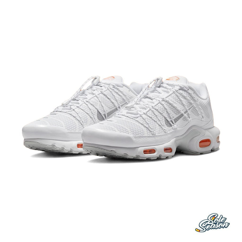 White Nike TN - White Toggle Utility Tns - Soleseason