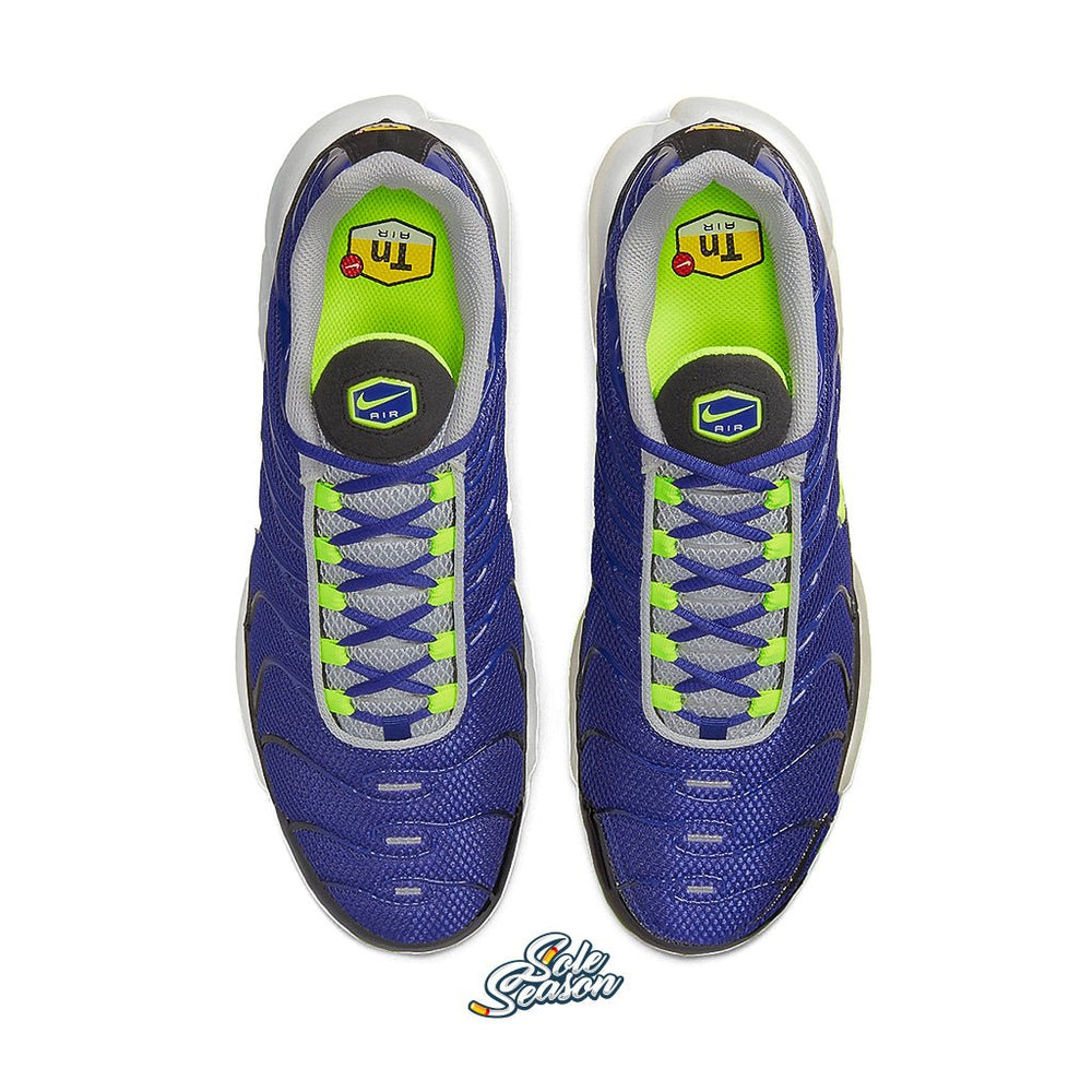 Blue Nike Tns - Green Nike Tns - Lemon Venom Air Max