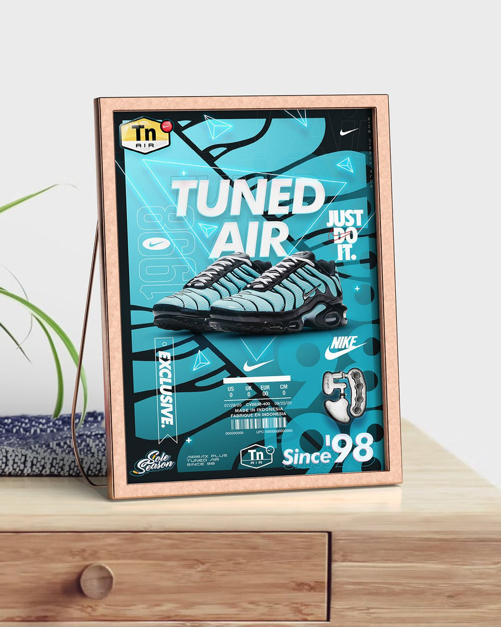 Nike Tn Dark Tiffany - Air Max Plus Prints / Posters - CV8838-400