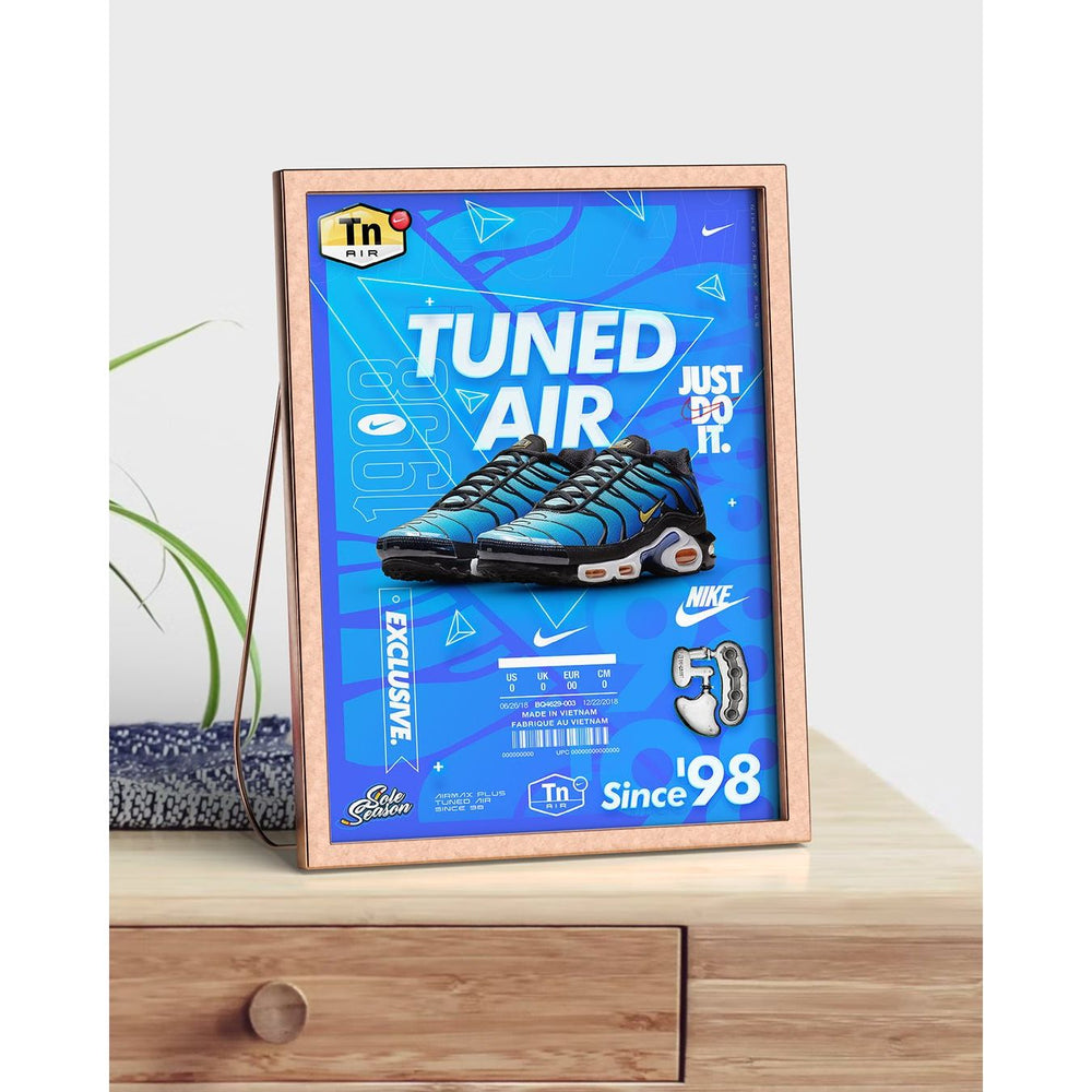 Nike Tn - Hyper Blue 'Tuned Since '98' - A3 Poster